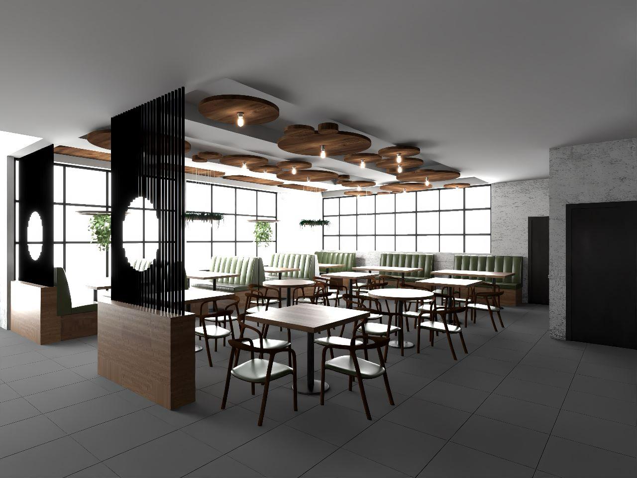 Cafe Interiors - Digicraft Designs